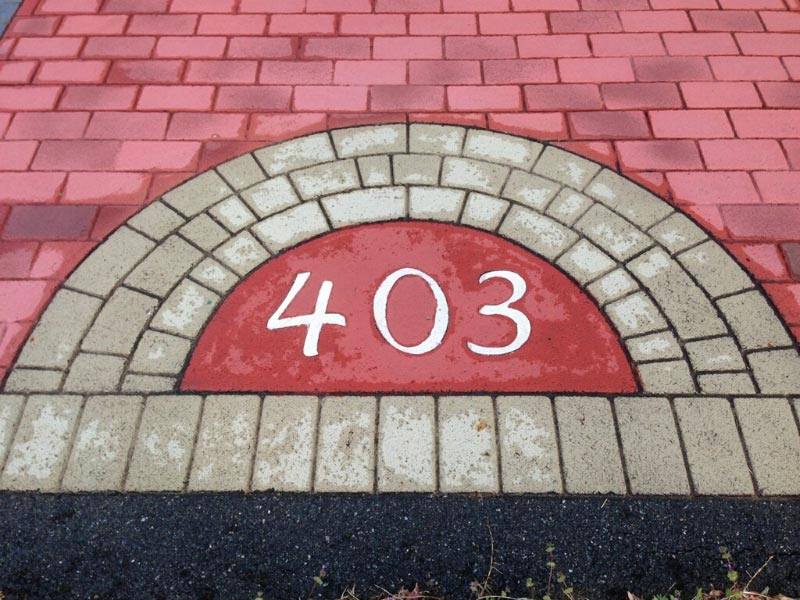 Street Print Decorative Paving System Exclusively By Willie's Paving